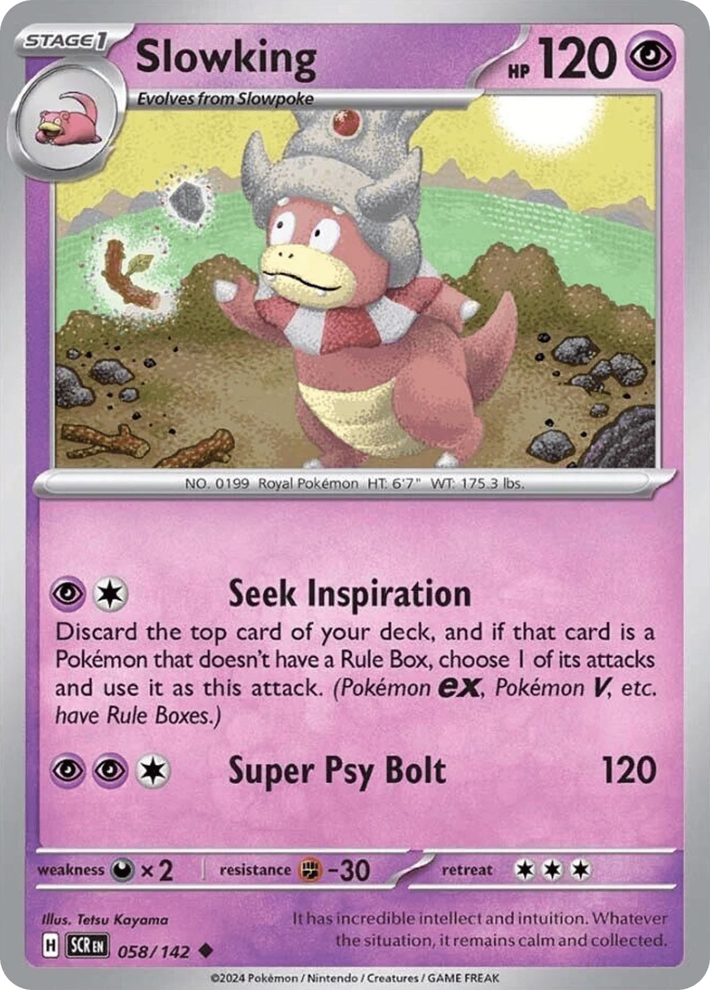 A dark academy and a Slowking - PokemonCard A dark academy and a Slowking - PokemonCard
