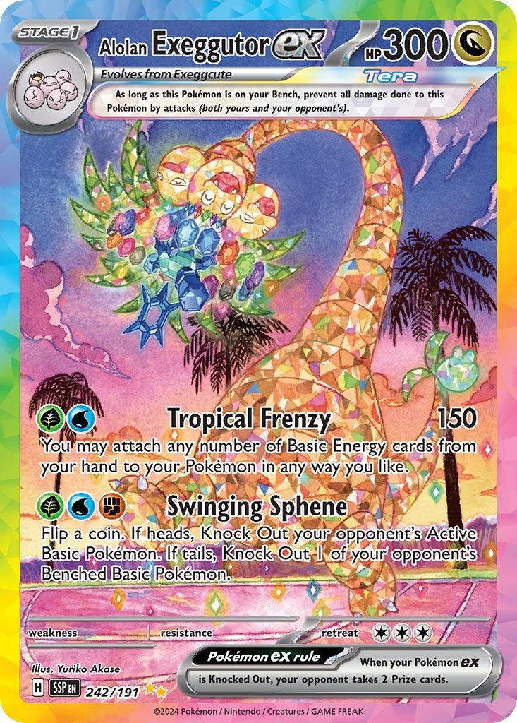 Let the Eggs Cook (Alolan Exeggutor EX / Palkia) - PokemonCard